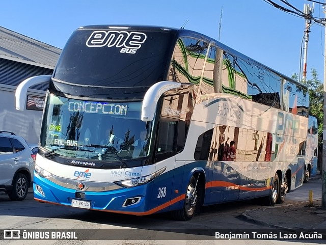 Pullman Eme Bus 268 em Estación Central por Benjamín Tomás Lazo Acuña - ID:12698984 - Ônibus Brasil