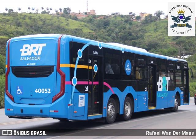 BRT Salvador 40052 em Belo Horizonte por Rafael Wan Der Maas - ID:12772854 - Ônibus Brasil